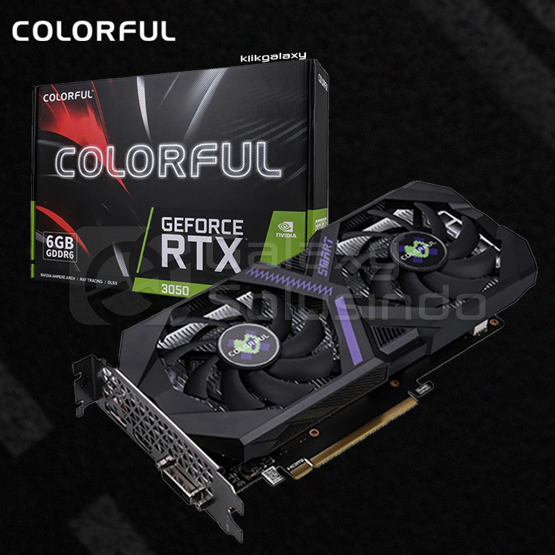 Jual Colorful GeForce RTX 3050 6GB-V GDDR6 - VGA RTX3050 DDR6 Ampere ...