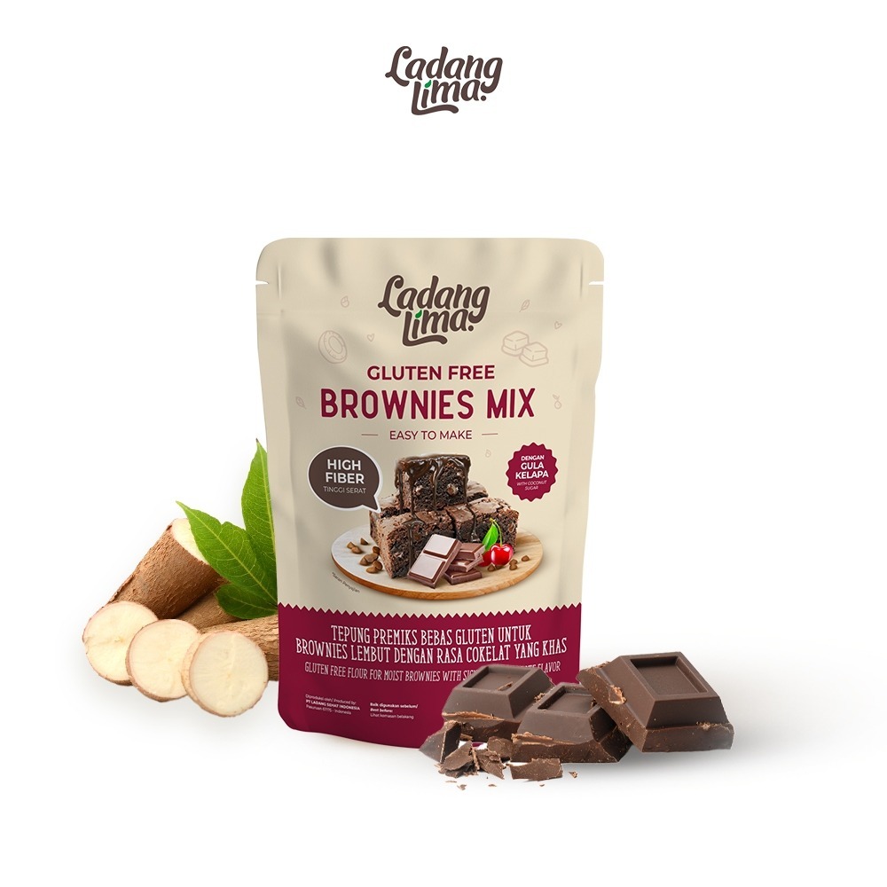 Jual Ladang Lima Brownies Mix 230g | Shopee Indonesia