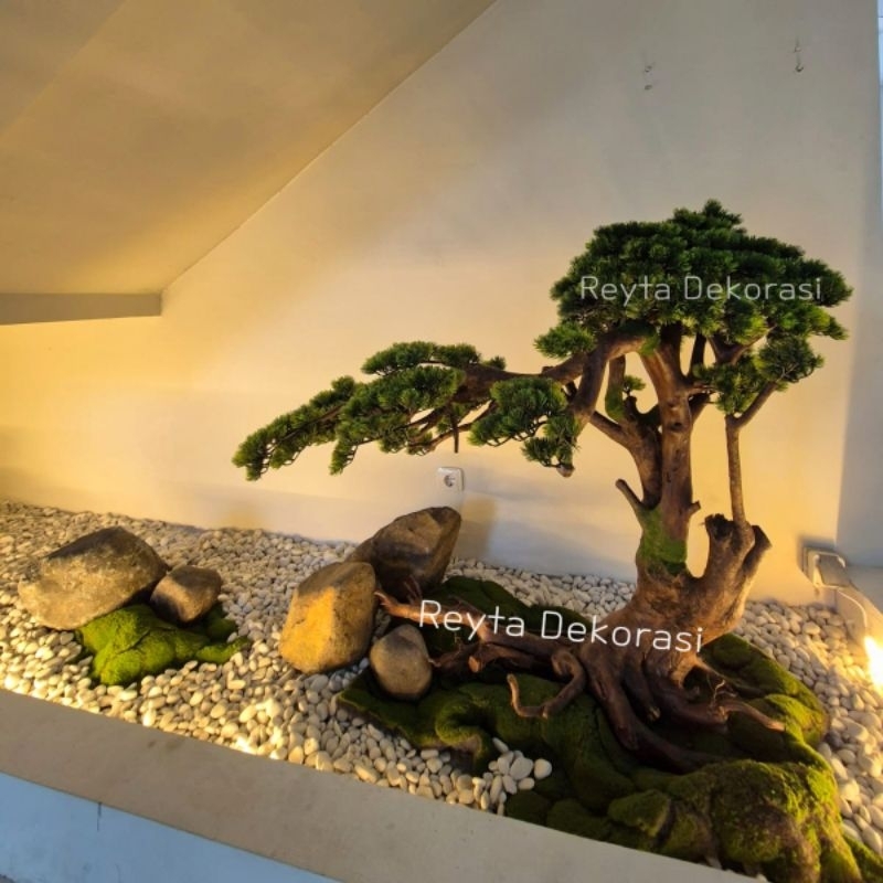 Jual bonsai jepang bonsai air terjun Cemara udang artificial tinggi ...