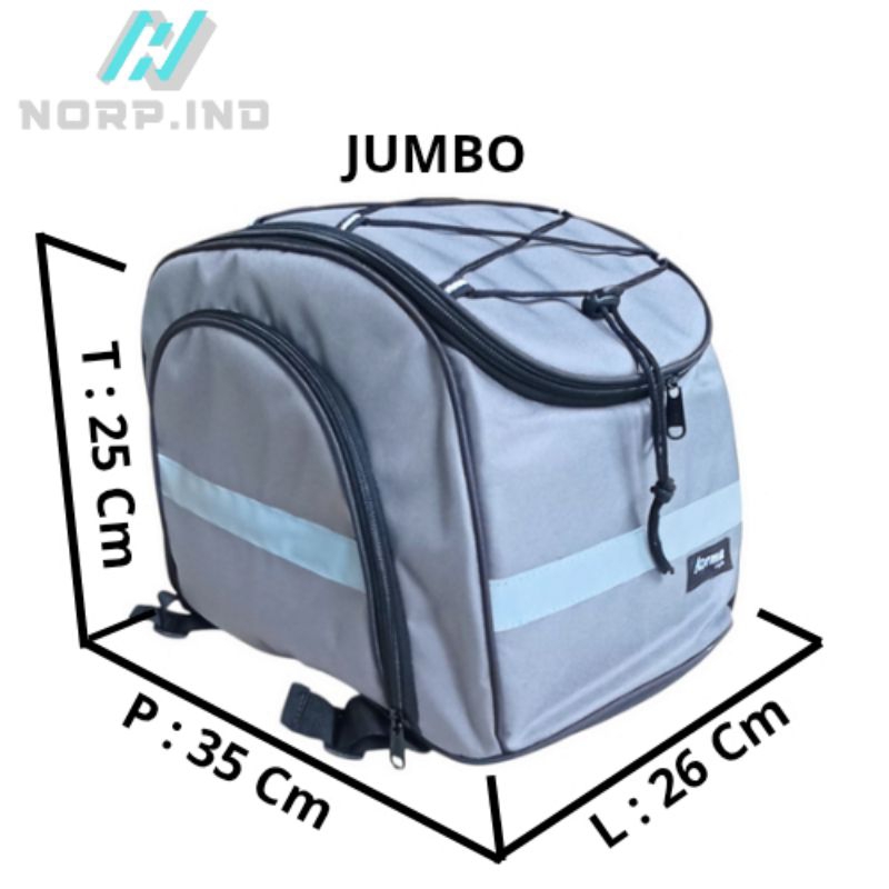 Jual Tas Motor Waist Bag Waterproof Funcover Jok Belakang Motor ...