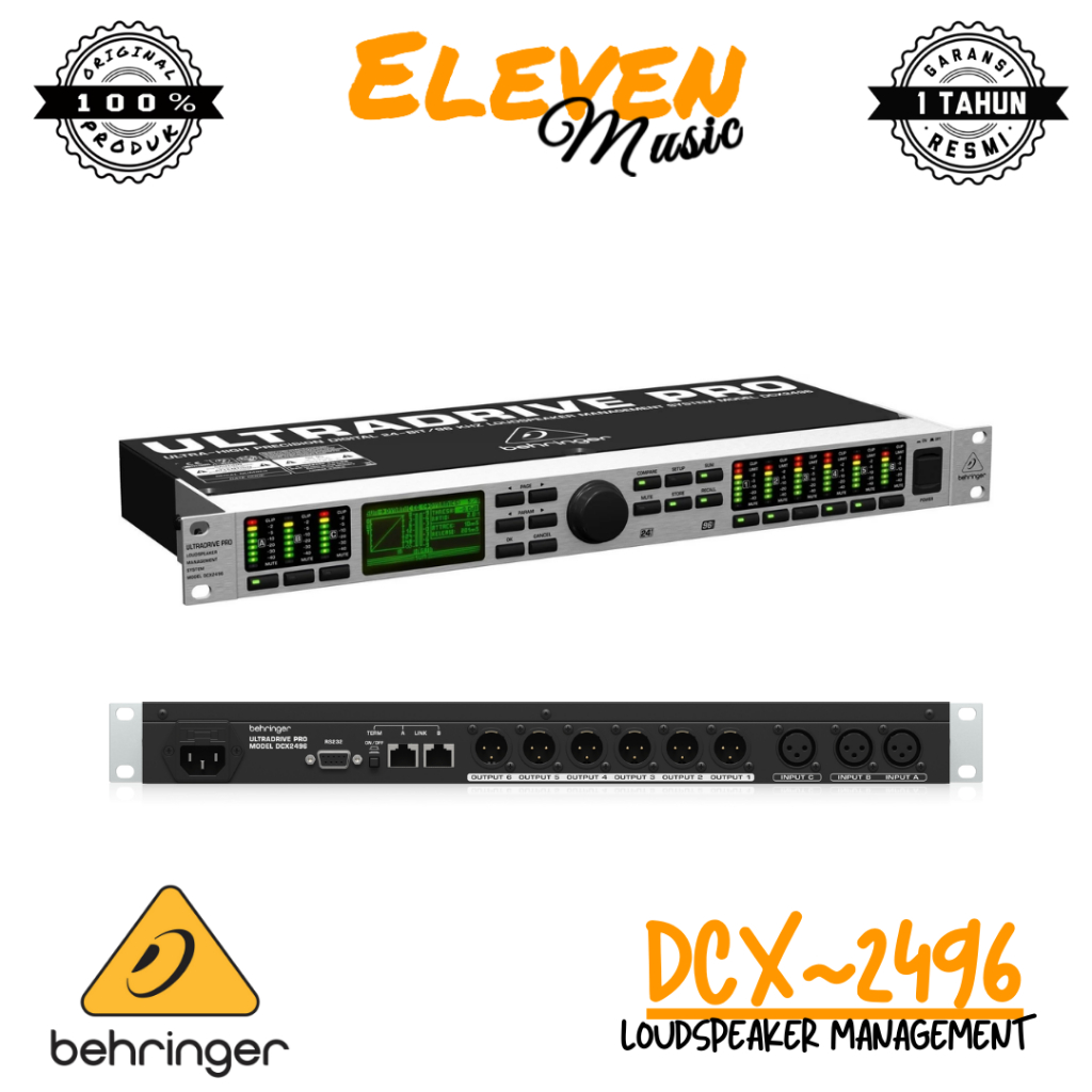 Jual Behringer DCX2496 Ultra Drive Loudspeaker Management System ...