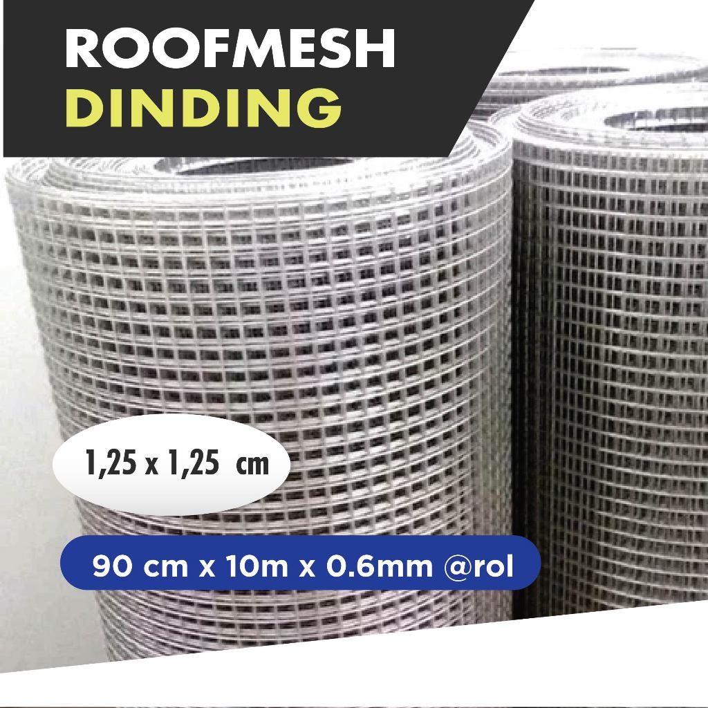 Jual Wiremesh Partisi 1,25 cm / Roofmesh 3315 / Kawat Peredam | Shopee ...