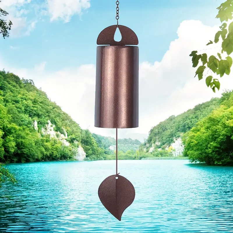 Jual Iron pipe wind chimes Retro chimes courtyard decoration metal wind ...