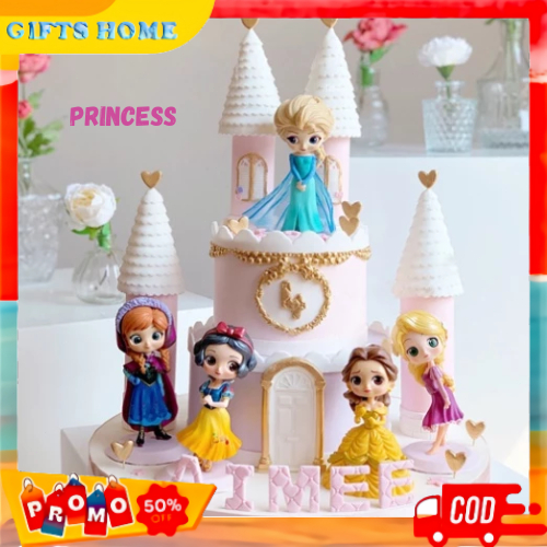 Jual Topper Boneka Princess 3D Cake Decoration bisa untuk Dekorasi ...