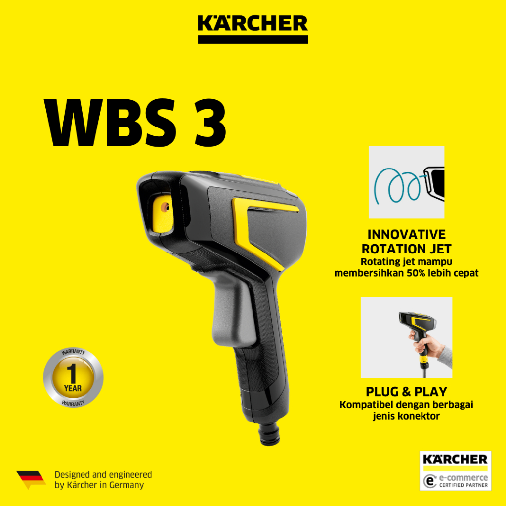 Jual Karcher WBS 3 *EU Cleaning Spray Gun | Shopee Indonesia