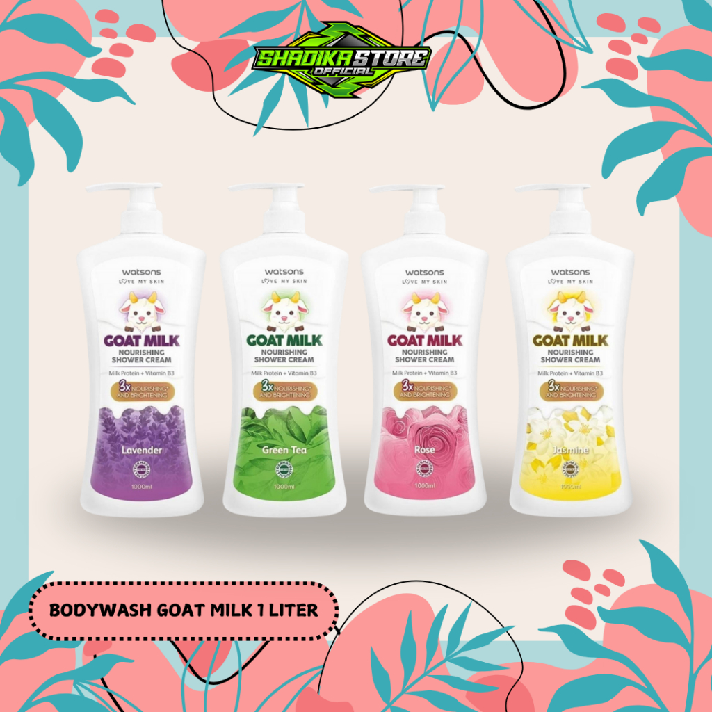 Jual WATSONS GOAT MILK NOURISHING SHOWER CREAM 1000ml | Shopee Indonesia