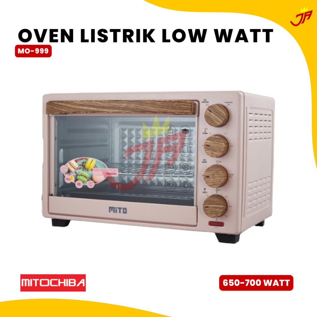 Jual MITO Oven Listrik Low Watt MO 999 TOP - 28L Pink | Shopee Indonesia