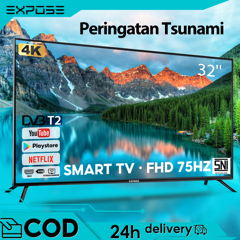 Jual Smart TV 32 Inch Android TV FHD 4K Screen LED TV 43 Inch Digital ...