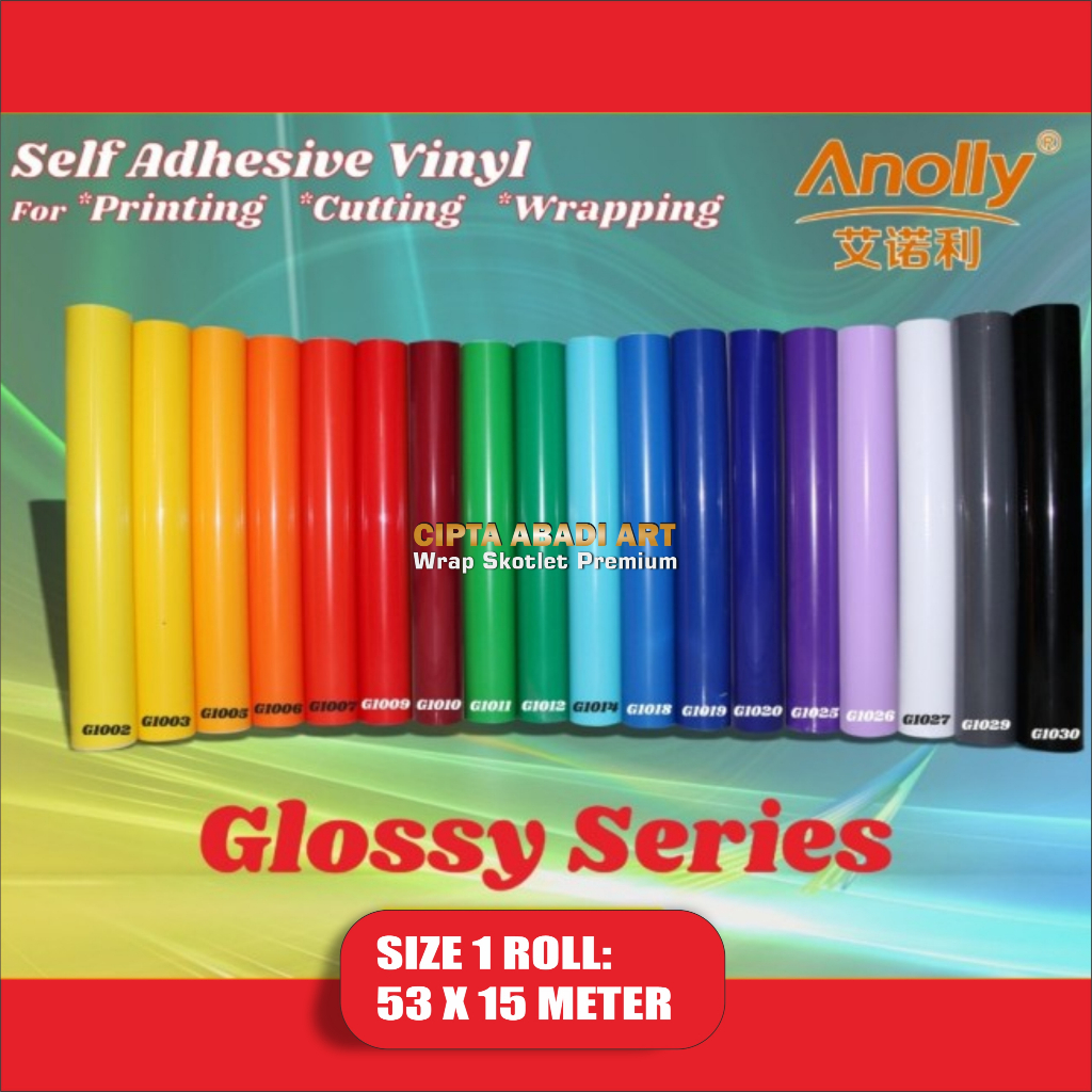 Jual Skotlet Motor Stiker Scotlet Warna Anolly Ukuran 53 cm x 15 Meter ...