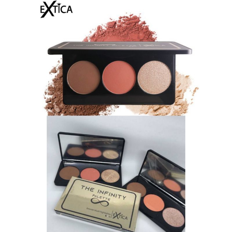 Jual Face Palette The Extica The Infinity Palette | Shopee Indonesia