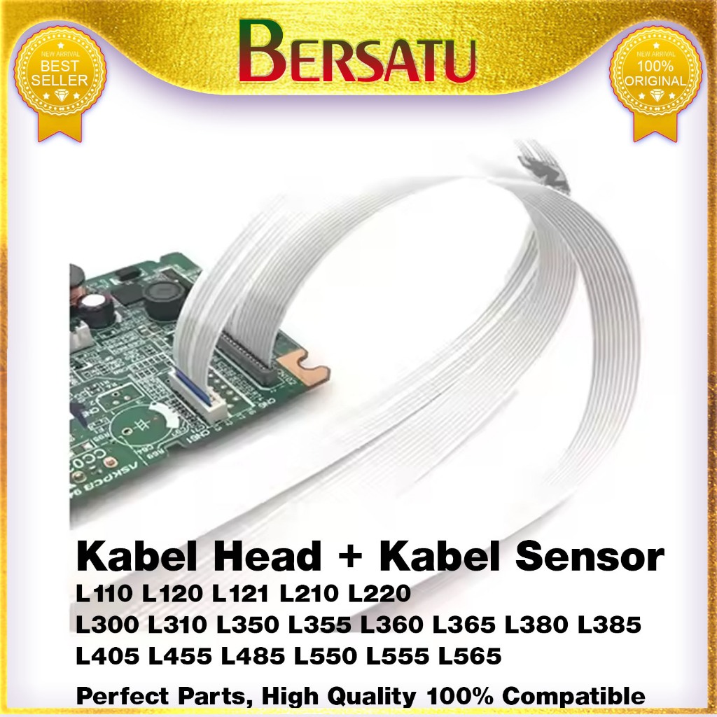 Jual Kabel Flexible Head & Sensor Cable Epson L110 L120 L210 L220 L300 ...