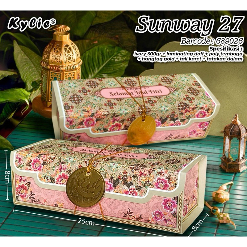 Jual Box Bolu Gulung Lebaran (Per 10pc) / Packaging Idul Fitri | Shopee ...