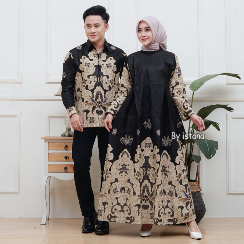 Jual Baju Batik Couple Pasangan Lebaran 2025 Couple Keluarga Batik ...