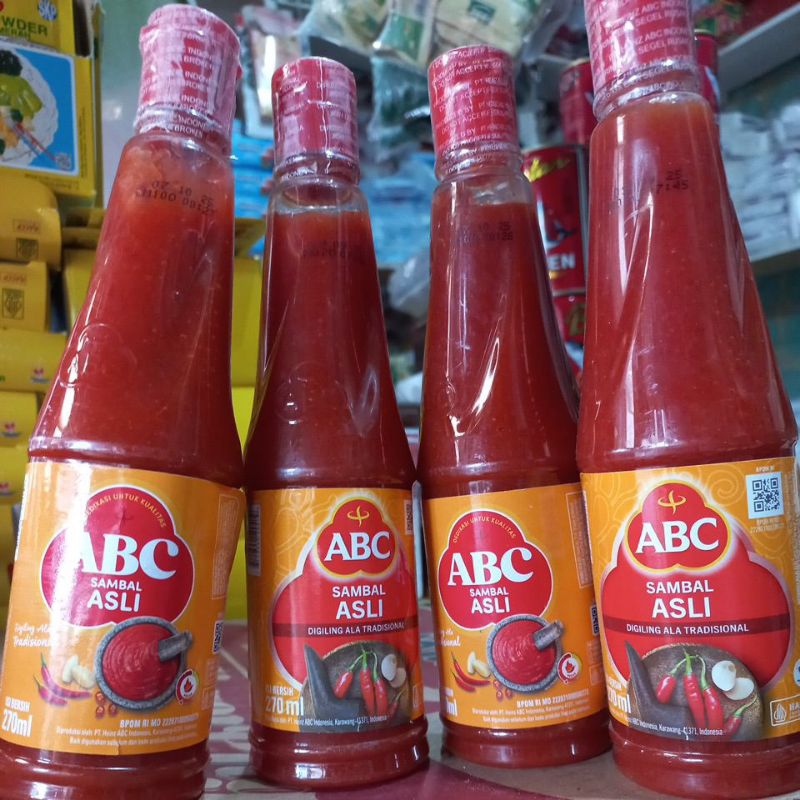 Jual ABC Sambal Asli ABC SAUS SAMBAL BOTOL 270ml | Shopee Indonesia