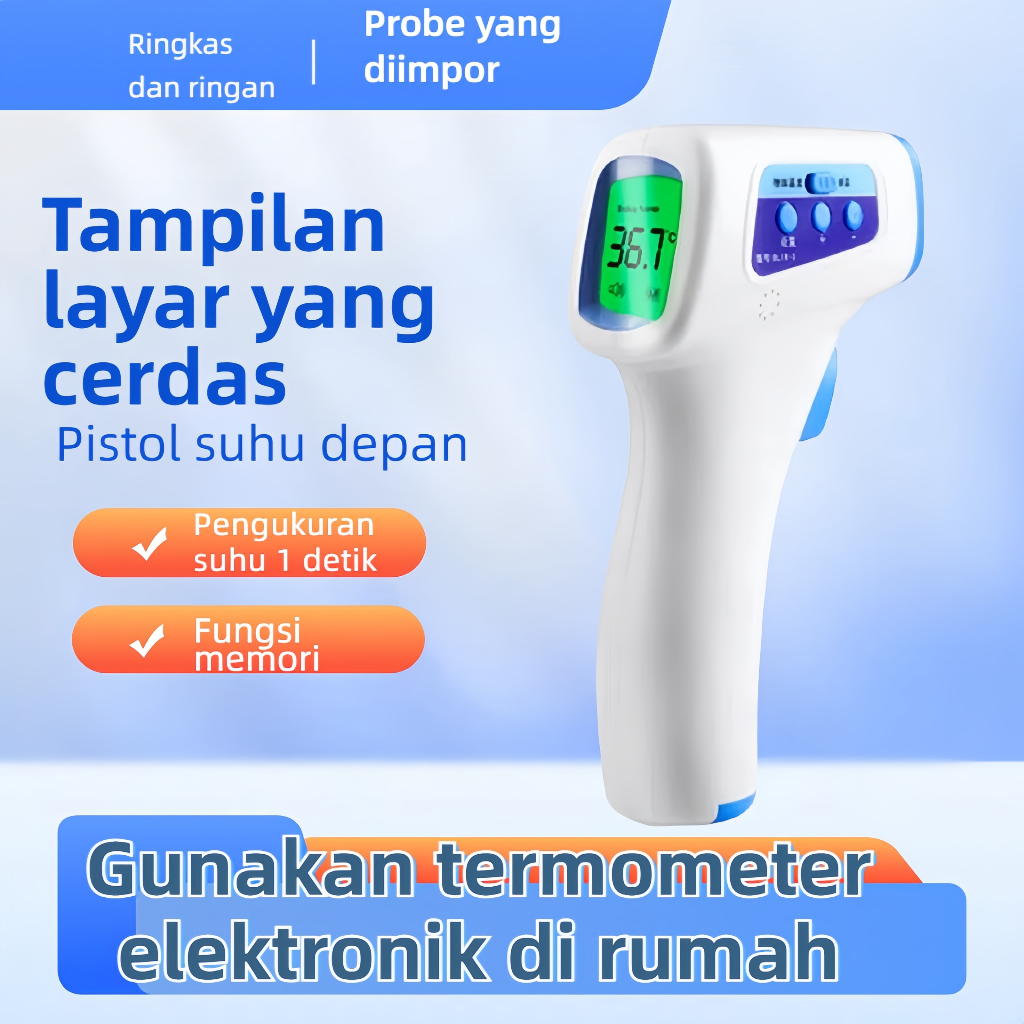 Jual Pistol suhu impor termometer rumah termometer suhu dahi untuk bayi ...