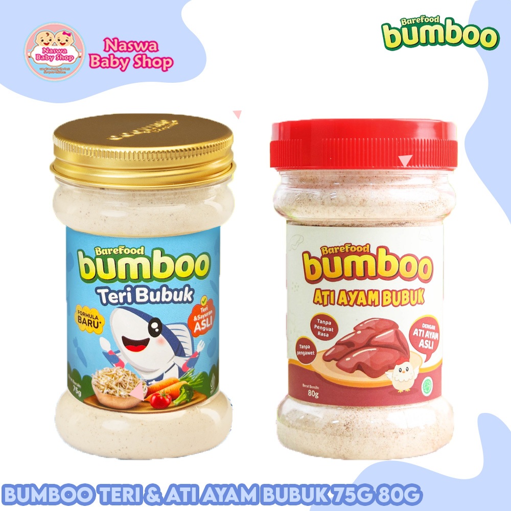 Jual Barefood Bumboo Bubuk Ikan Teri & Ati Ayam MPASI Bayi Tanpa MSG ...