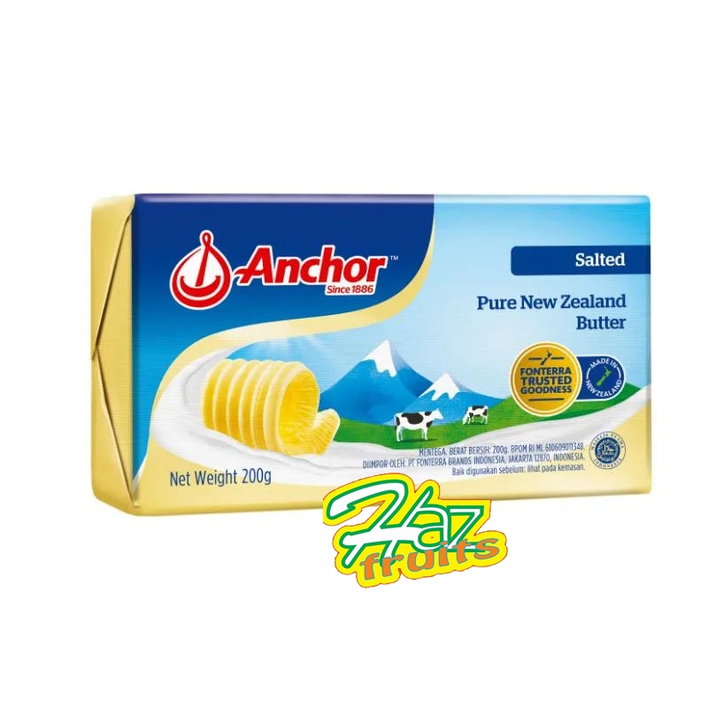 Jual Anchor Salted butter 200 gram | Shopee Indonesia