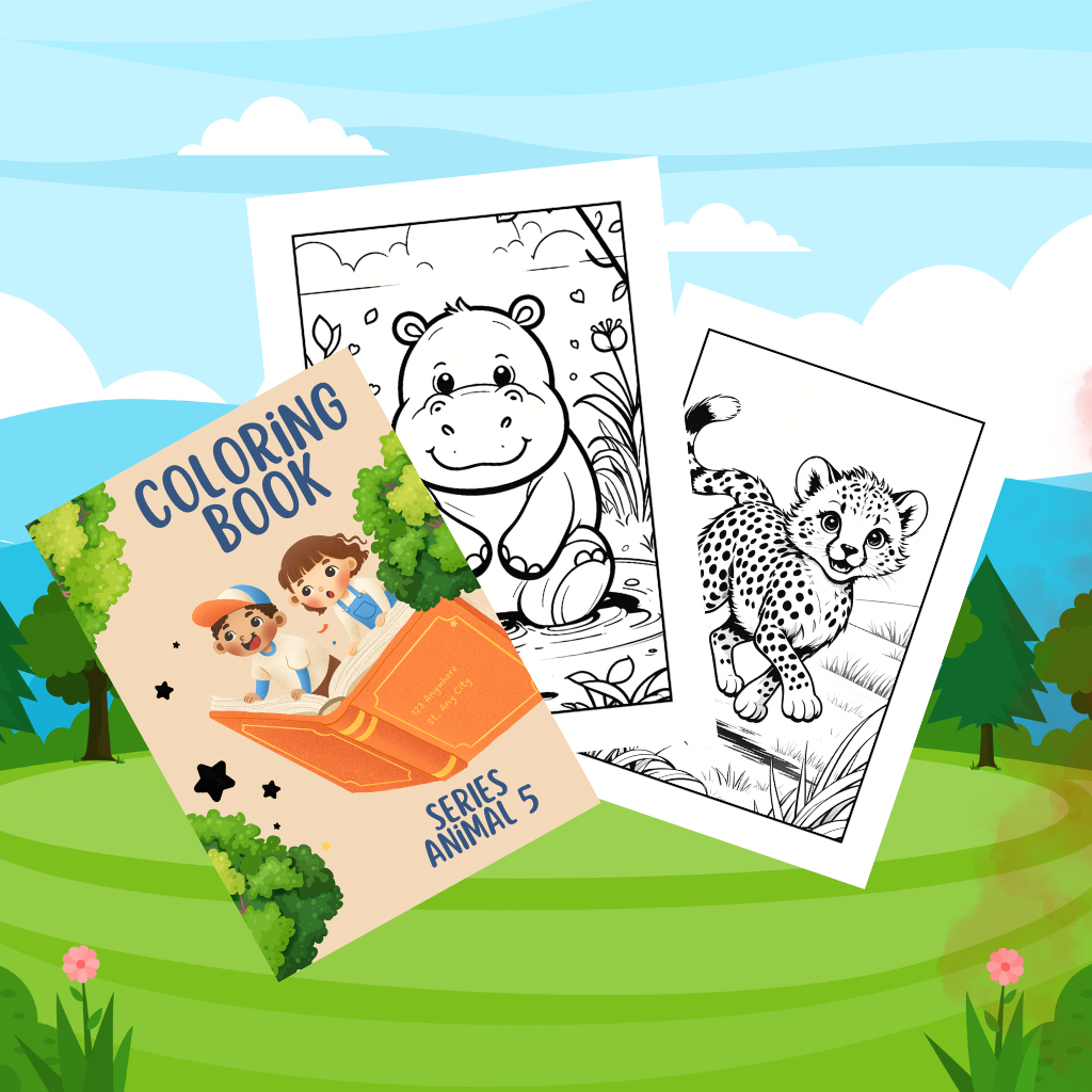 Jual Lembar Mewarnai Anak : Hewan-Hewan di Dunia Seri 5 , Ada 30 Gambar ...