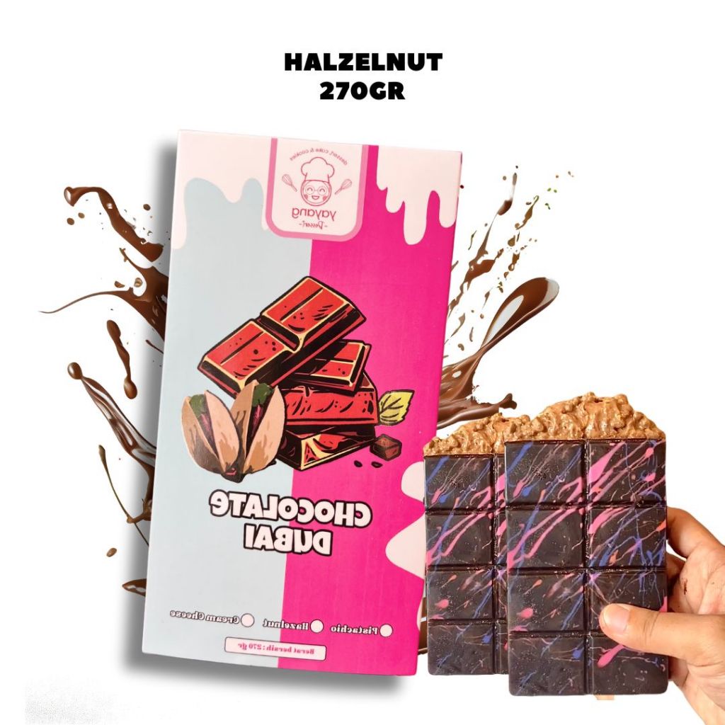 Jual Coklat Dubai Hazelnut JUMBO - Yayang Dessert | Shopee Indonesia