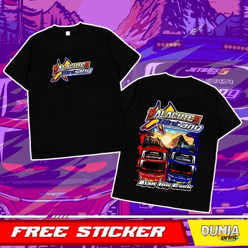 Jual (free sticker + ganci)KAOS BUSMANIA STROBO EDITION BUS BINTANG X ...