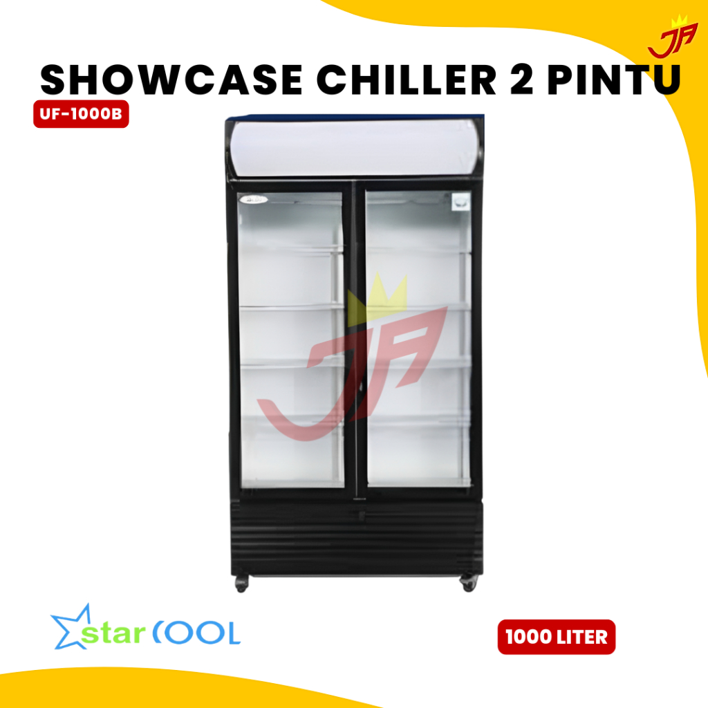 Jual STARCOOL Showcase Chiller 2 Pintu UF-1000B / Display Cooler UF 1000B | Shopee Indonesia