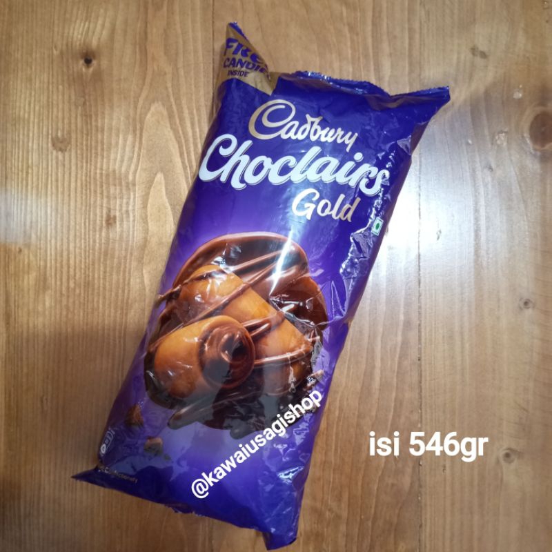 Jual CADBURY eclairs chocolate gold party pack isi 100pcs | Shopee ...