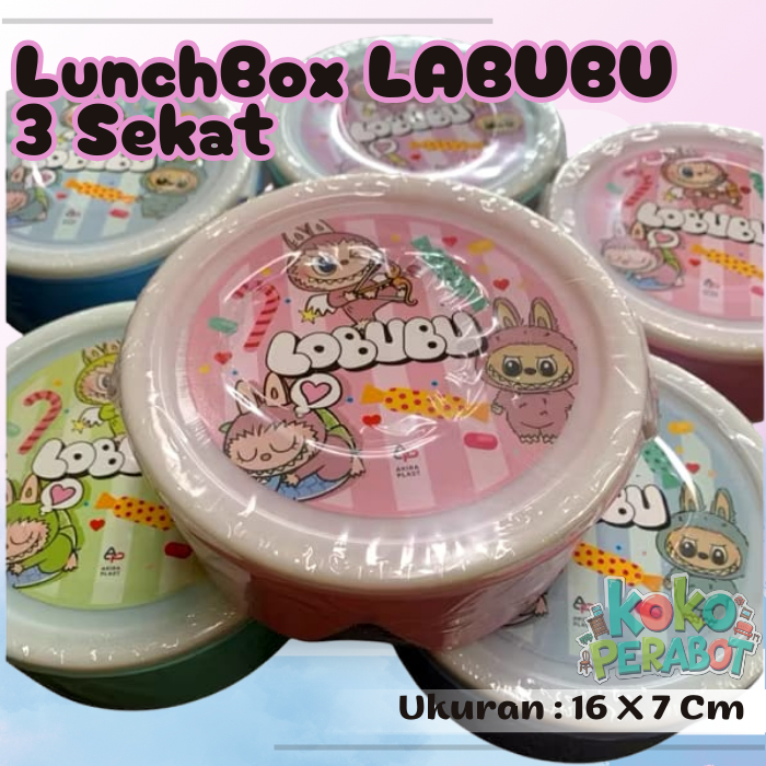 Jual Kotak makan labubu/Lunch box labubu/kotak bekal makan anak viral ...