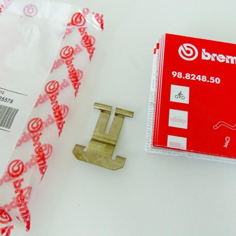 Jual Spring pad Brembo M4 M50 GP4 penahan kampas original | Shopee ...
