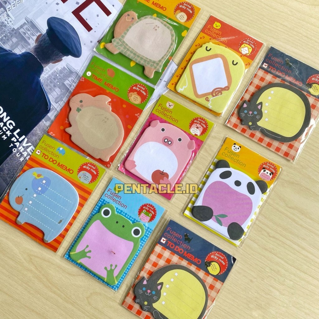 Jual RANDOM Kertas Memo Karakter Lucu Sticky Notes Catatan Tempel ...