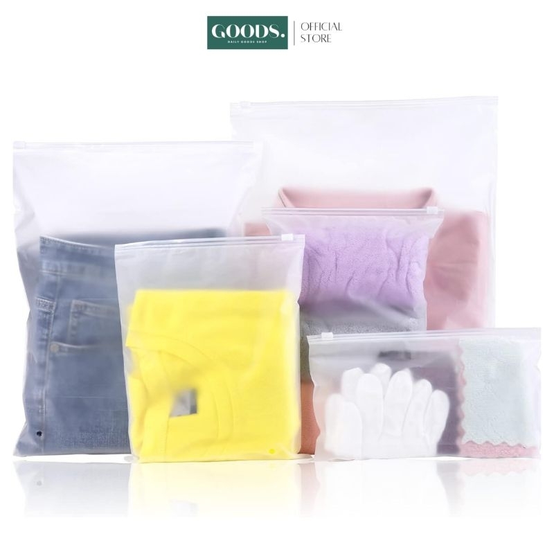Jual GOODS Landscape Pouch Ziplock Bag Transparent Tas Zipper ...