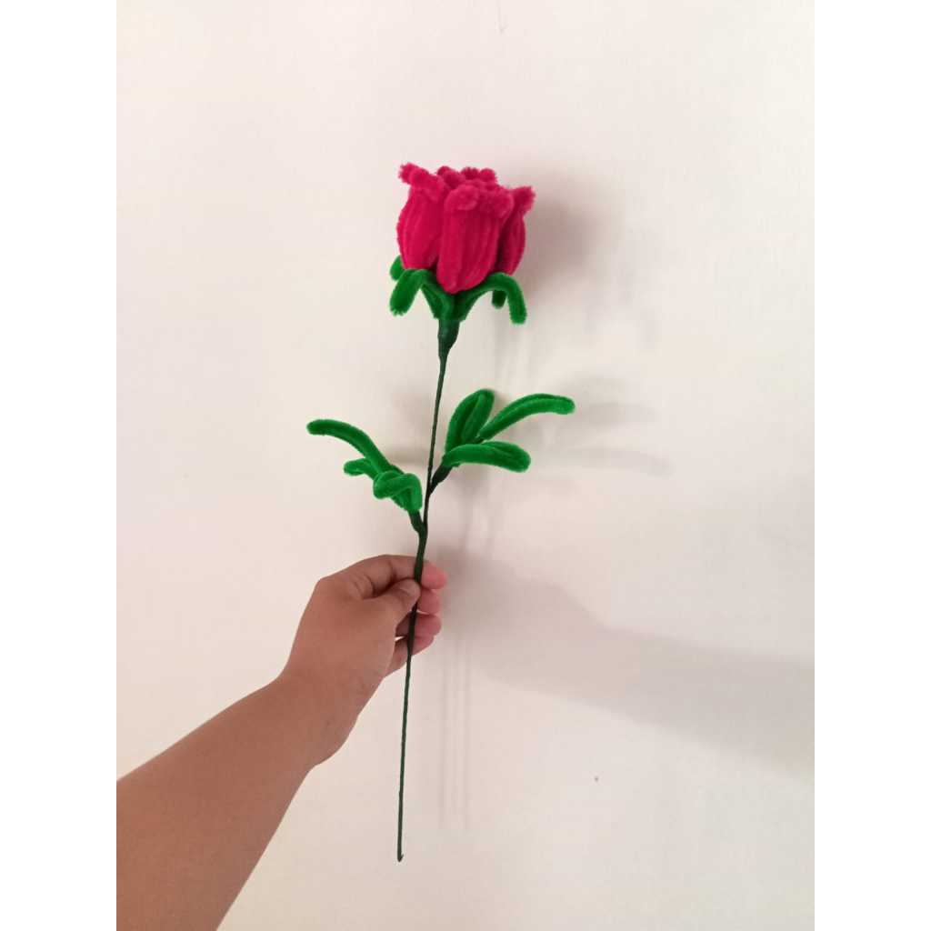Jual PO Bunga Mawar Kawat Bulu ( 1 Tangkai ) | Shopee Indonesia