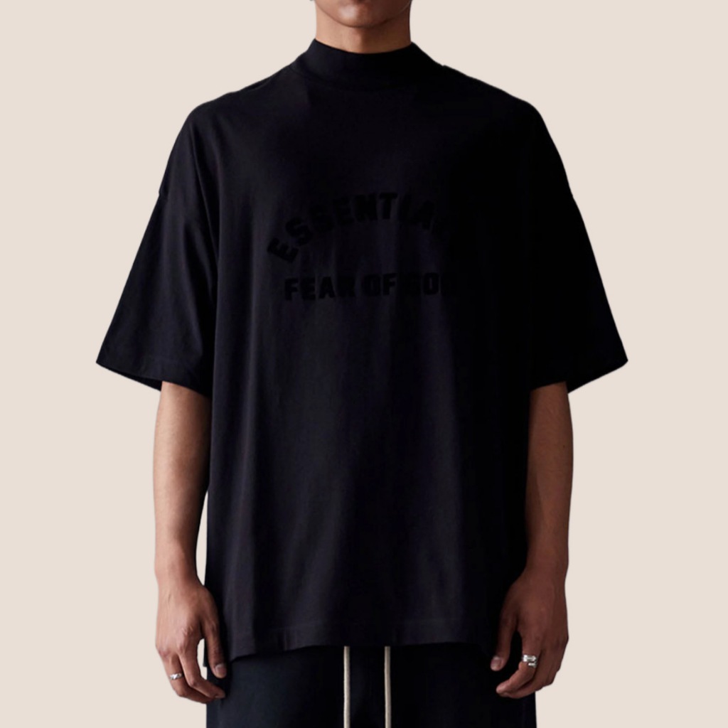 Jual Essentials SS23 Jet Black Tee Fear of God FOG Original | Shopee ...