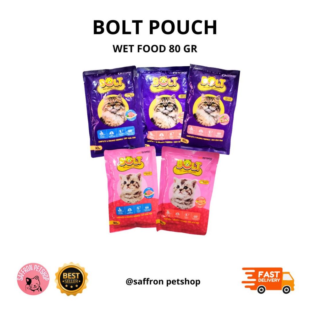Jual BOLT POUCH UNTUK KUCING 80 GR | Shopee Indonesia