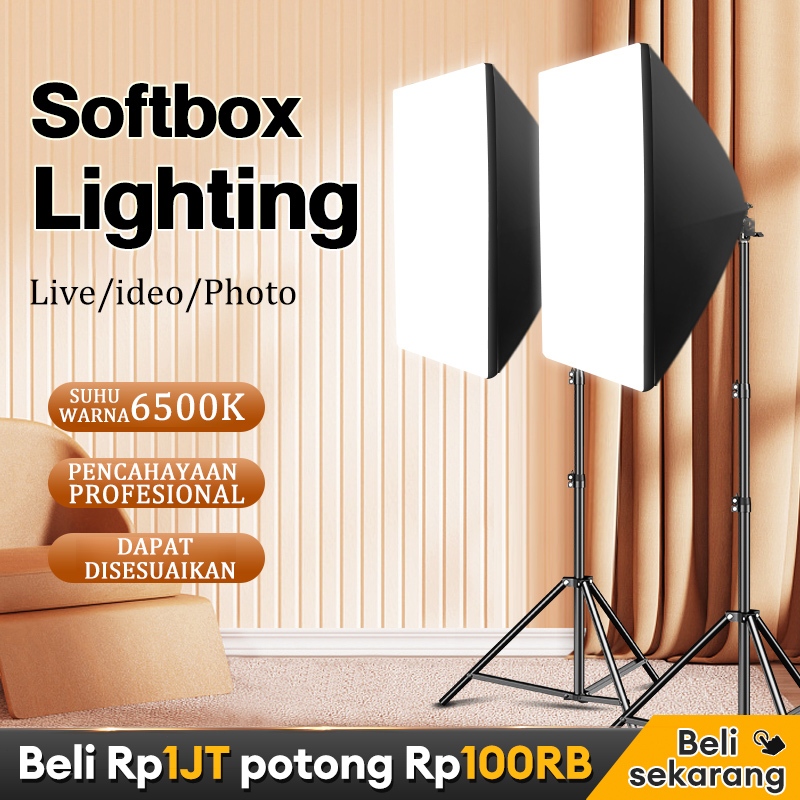 Jual 【Garansi 30 tahun】 Softbox Lighting Lampu Lighting Video Reflektor Paket Studio Foto Light ...