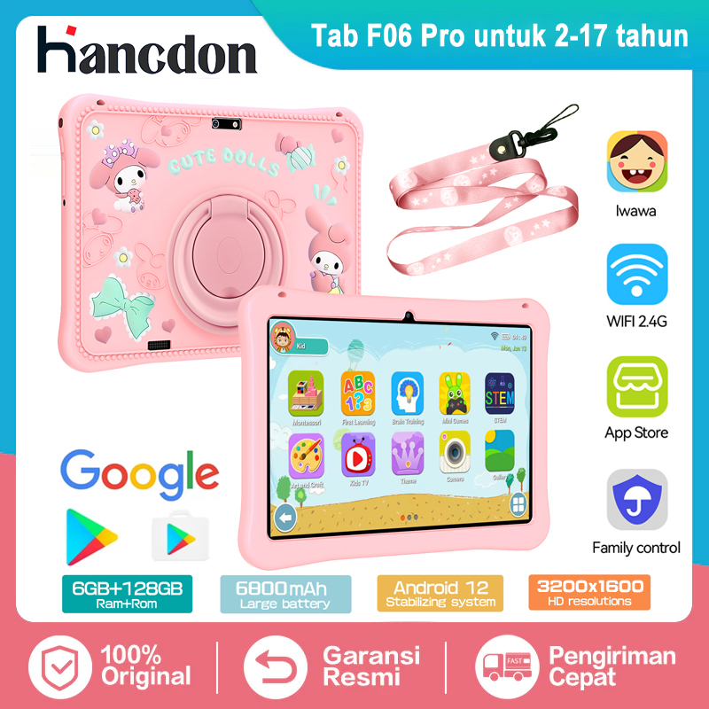 Jual Hancdon Tablet PC Galaxy Tablet Anak F06 Pro Android 6GB+128GB 10. ...