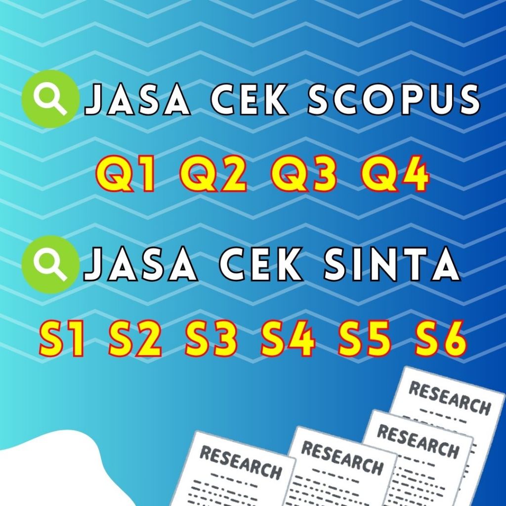 Jual Cek Quartile Jurnal Internasional / Cek Q1 Q2 Q3 Q4 / Cek Sinta Jurnal Nasional / Cek Sinta ...