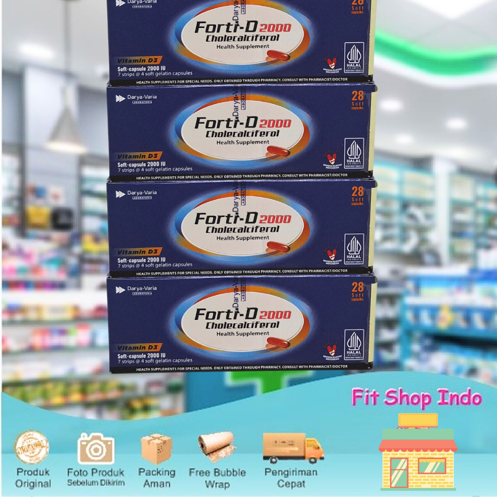 Jual Forti-D 2000 Vitamin D3 | Shopee Indonesia