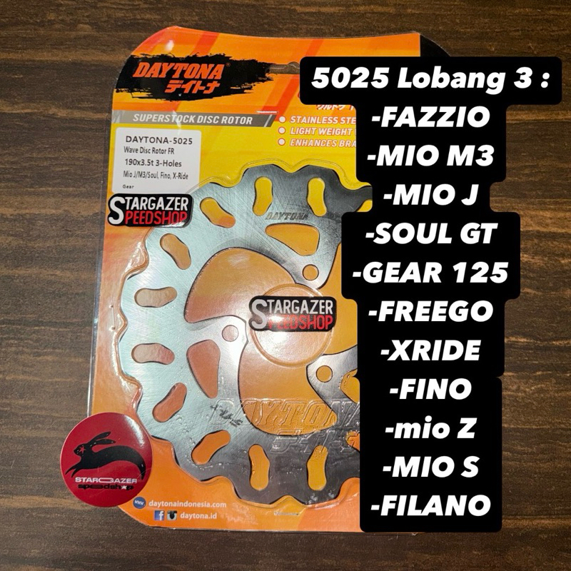 Jual Piringan Cakram Daytona Fazzio Filano Mio M3 J Soul GT gear 125 ...