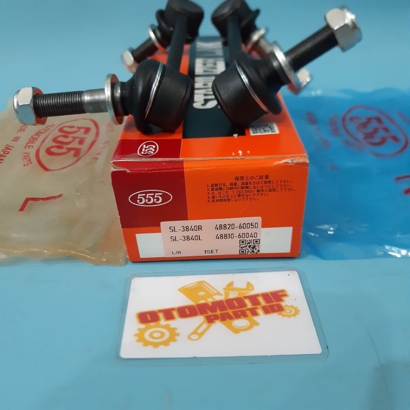 Jual LINK STABILIZER FORTUNER/HILUX DC/HILUX REVO ORIGINAL 555 JAPAN ...