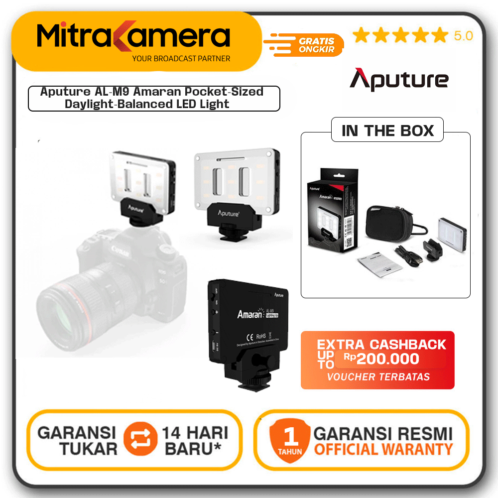 Jual Aputure AL-M9 Amaran LED Light | Shopee Indonesia