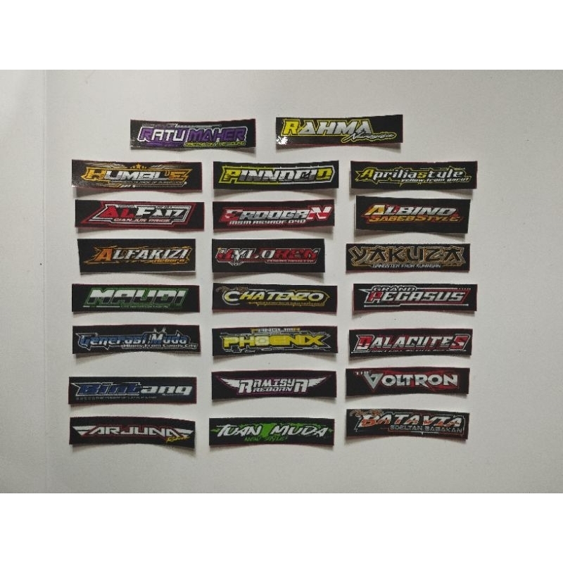 Jual Stiker bus stiker miniatur stiker julukan basuri | Shopee Indonesia