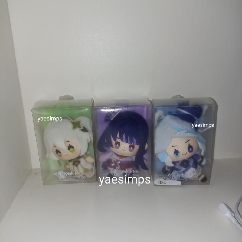 Jual Genshin Impact puppet finger plushie Nahida Furina Raiden Shogun ...