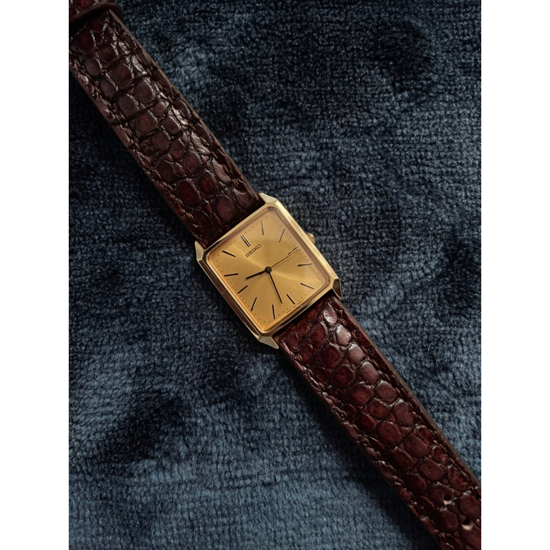 Jual Jam Tangan Vintage SEIKO Tank Gold Campagne | Shopee Indonesia