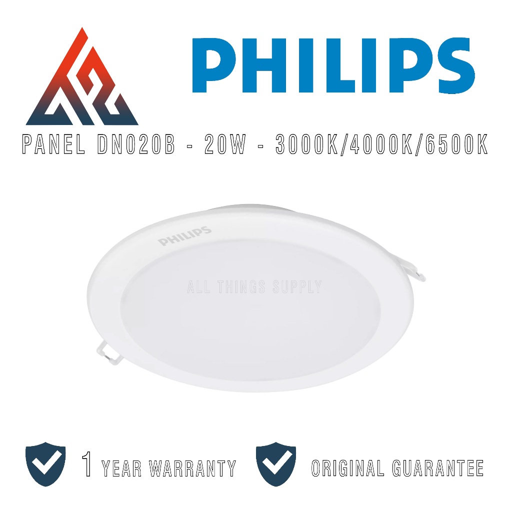Jual Philips DN020B G4 Lampu Downlight Inbow 20W LED20 Bulat D200 - 20 ...