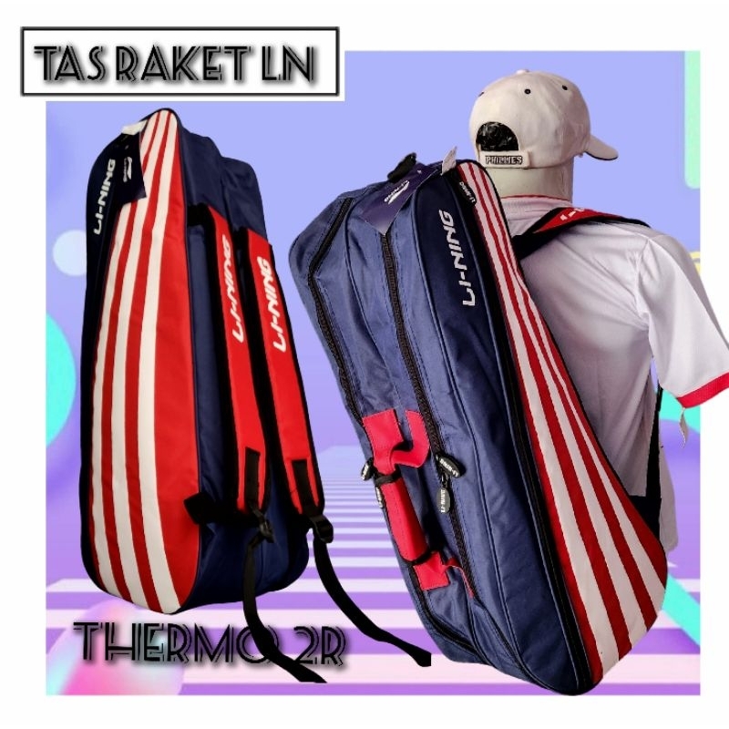 Jual TAS RAKET RANSEL 2R THERMO LN BR BADMINTON | Shopee Indonesia
