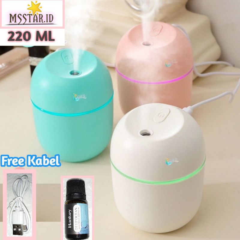 Jual Humidifier Aromaterapi Mini USB – Diffuser Pelembab Udara Anti ...