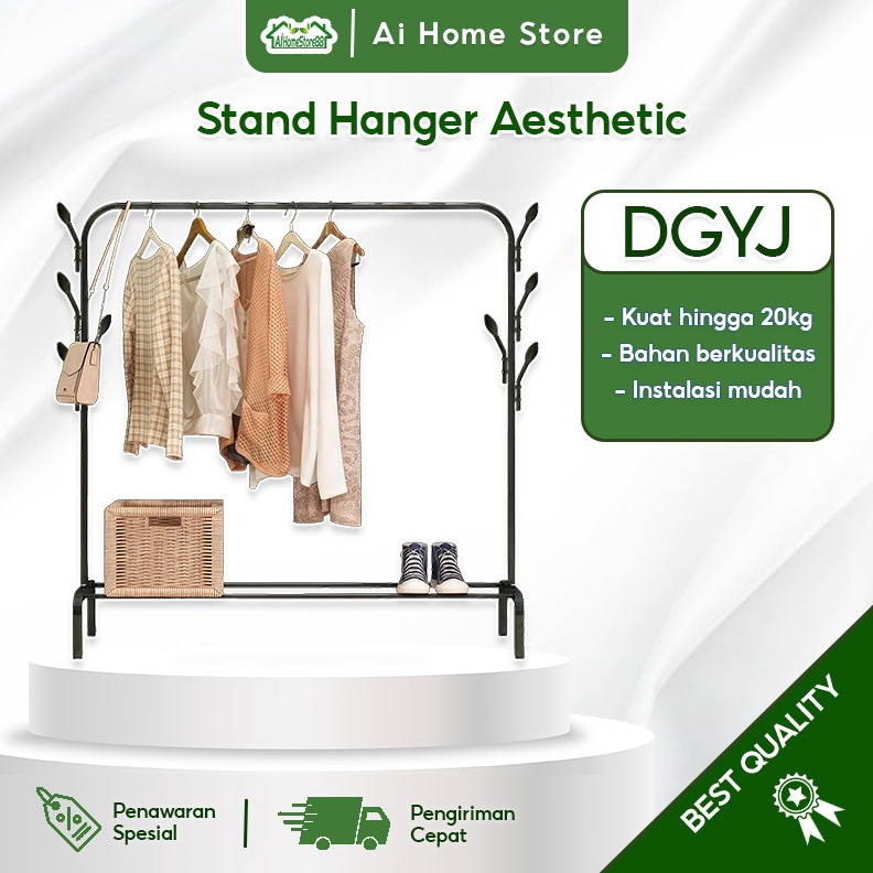 Jual Diskon 35 Produk Terpilih Stand Hanger Aesthetic Gawang Besi Kuat ...