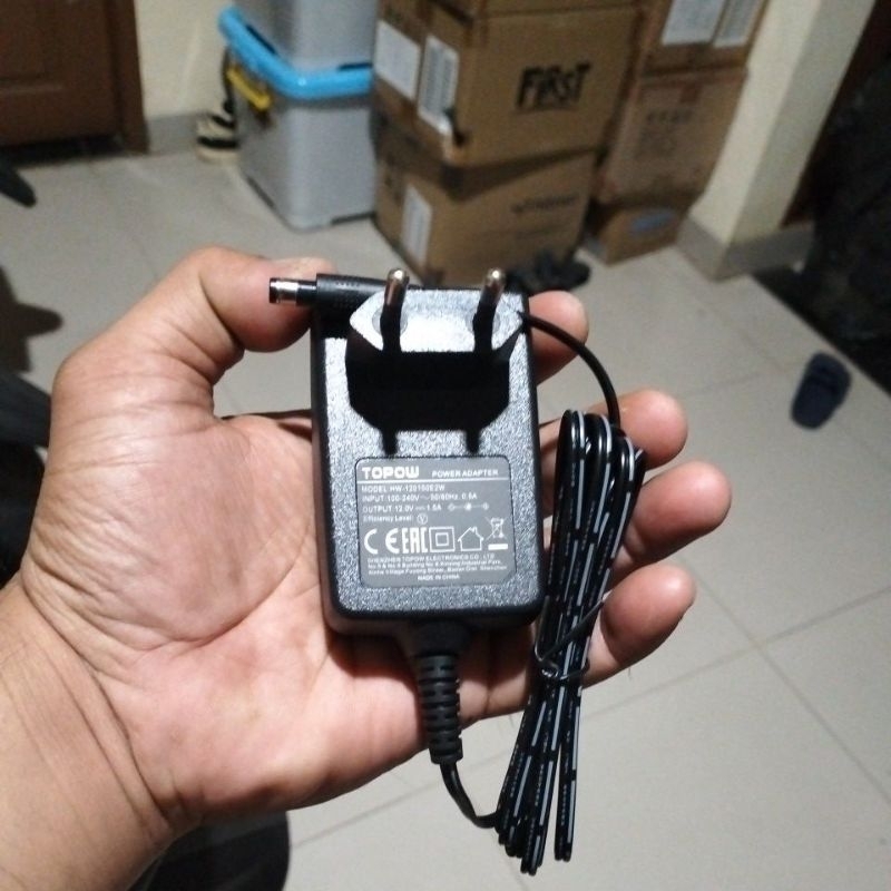 Jual ADAPTOR BARU 12V 1.5A ORIGINAL | Shopee Indonesia