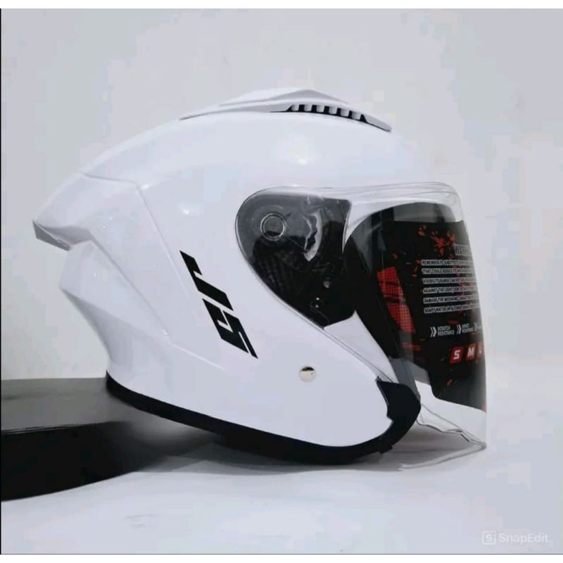 Jual HELM MOTOR HALF FACE JS/KYT Costum GALAXY SNI | Shopee Indonesia