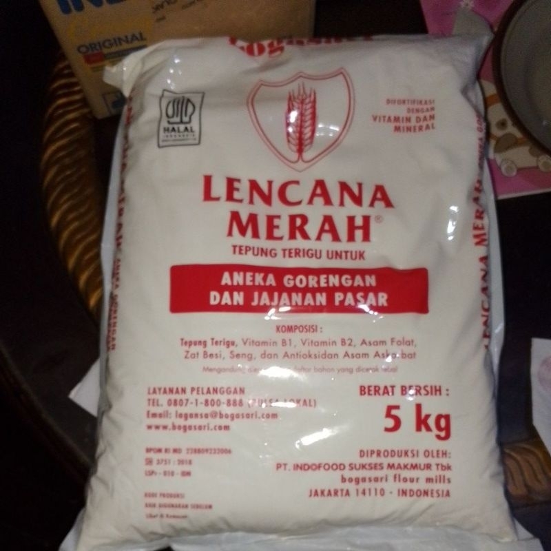 Jual Lencana Merah Tepung Terigu untuk Aneka Gorengan dan Jajanan Pasar ...